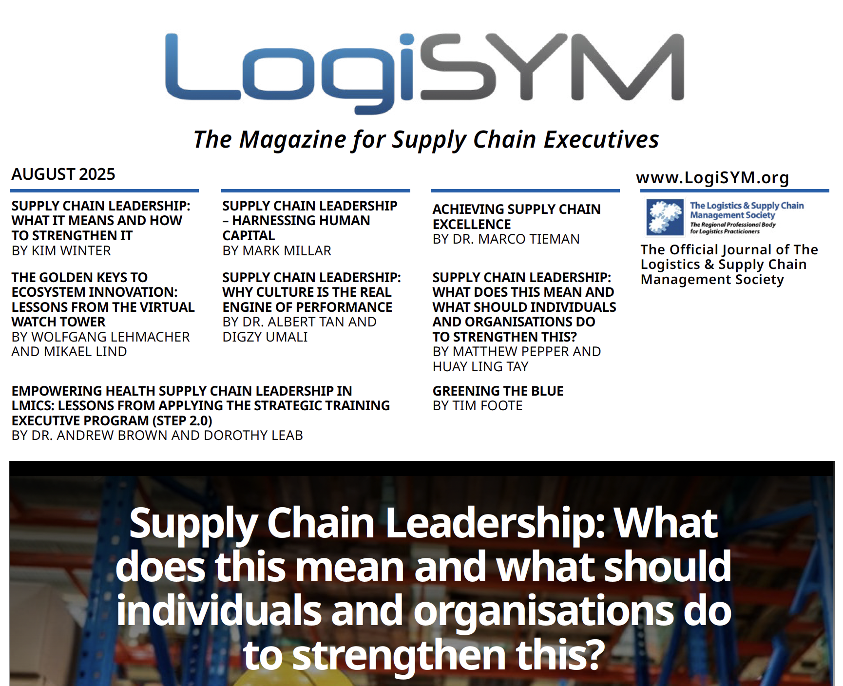 Supply Chain Leadership: What Does it Mean and What Should Individuals ...